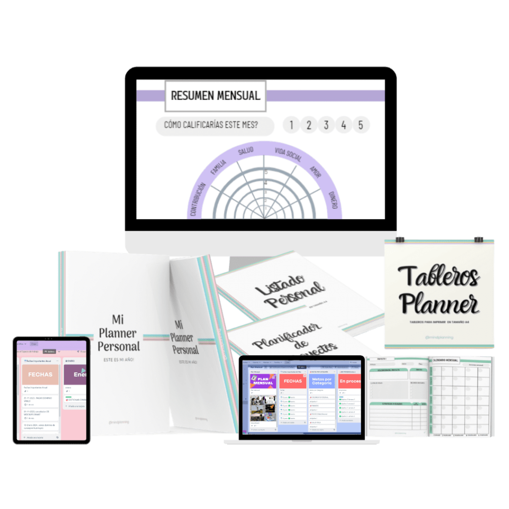 PLANNER PERSONAL IMPRIMIBLE 2.0【PDF + BONOS GRATIS】